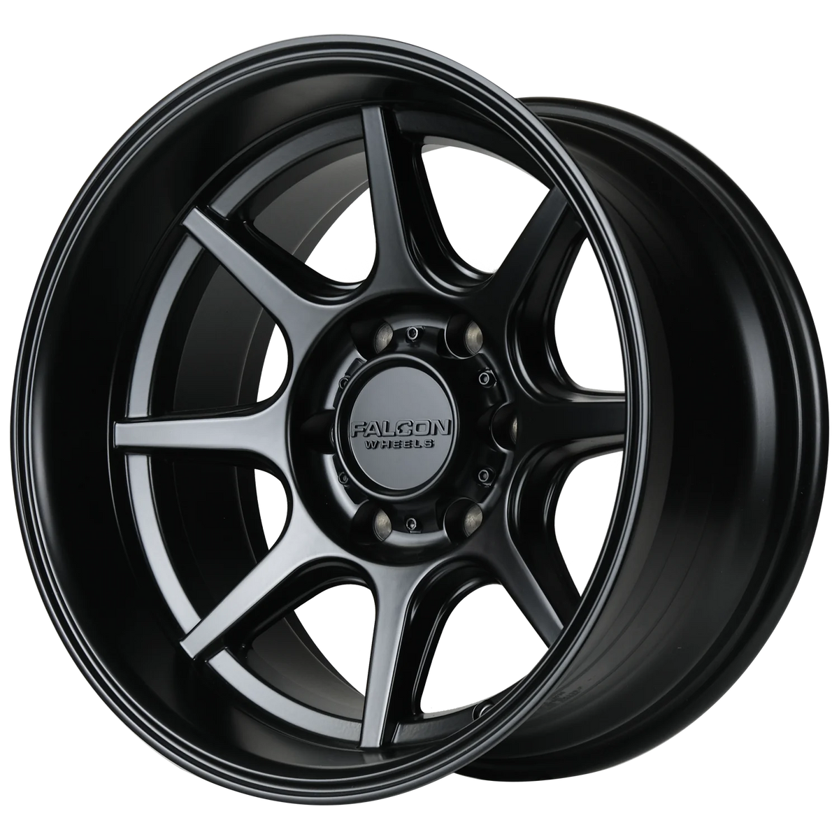 FALCON T8 "Seeker"- Matte Black 17x9 -38 – MJ MOTORSPORTS