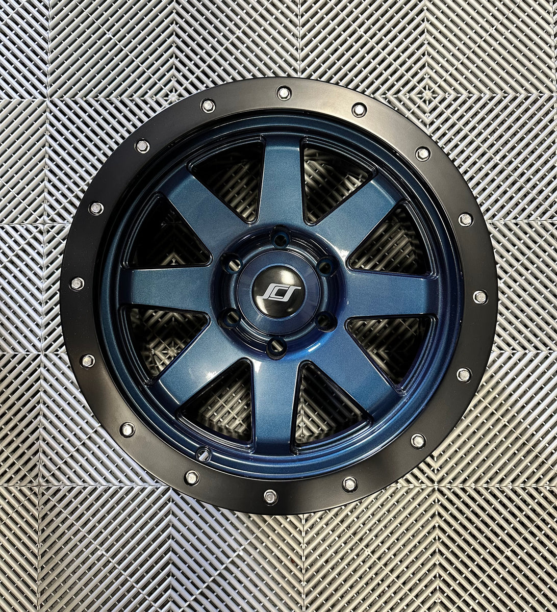Stealth Custom Series SR8 17X8.5 -10 Stealth Blue Set of 4 – MJ MOTORSPORTS